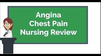 Angina Chest Pain Nursing NCLEX Review and Nursing Care Plan
