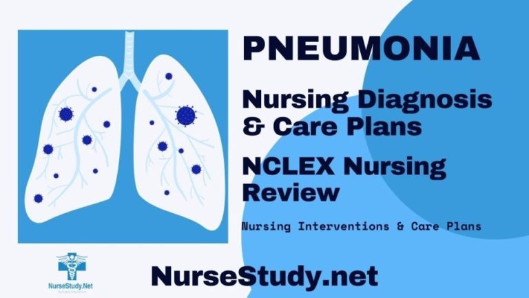 Pneumonia Nursing Diagnosis and Care Plan - NurseStudy.Net