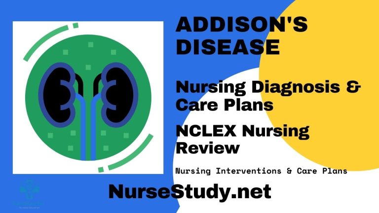 Addison's Disease Nursing Diagnosis & Care Plan - NurseStudy.Net