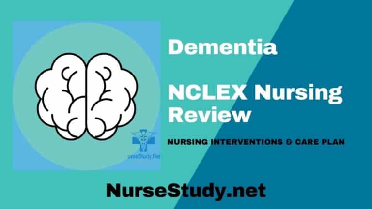 Dementia Nursing Diagnosis & Care Plan - NurseStudy.Net