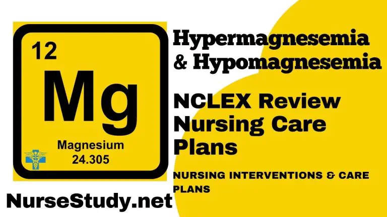 Hypermagnesemia and Hypomagnesemia Nursing Diagnosis and Care Plan ...
