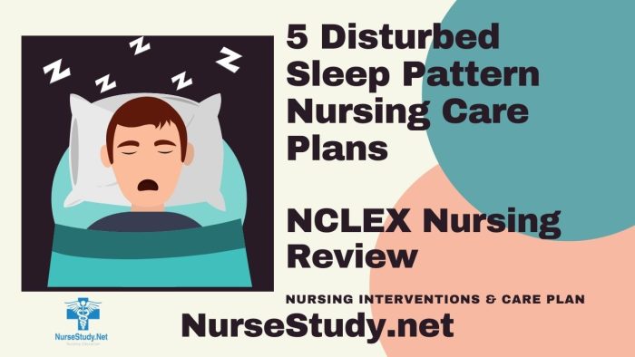 Disturbed Sleep Pattern Nursing Diagnosis & Care Plans - NurseStudy.Net