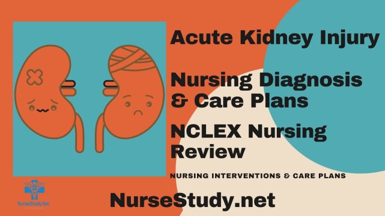 Acute Kidney Injury Nursing Diagnosis & Care Plan - NurseStudy.Net