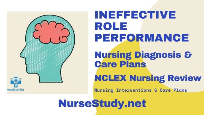Ineffective Role Performance Nursing Diagnosis & Care Plan - NurseStudy.Net