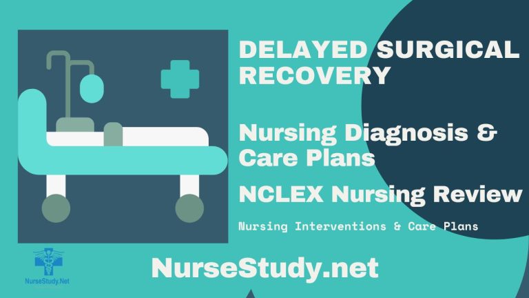 Delayed Surgical Recovery Nursing Diagnosis & Care Plan - NurseStudy.Net