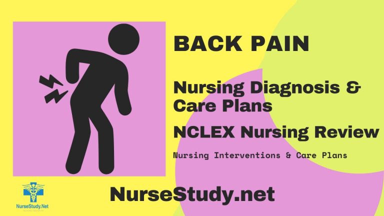 Back Pain Nursing Diagnosis & Care Plan - NurseStudy.Net