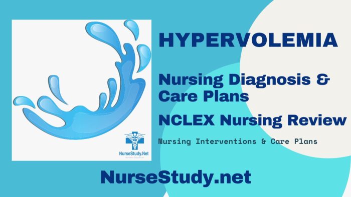 Hypervolemia Nursing Diagnosis & Care Plan - NurseStudy.Net