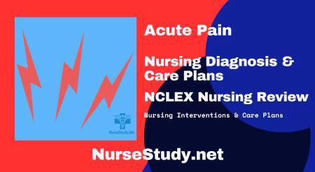 Acute Pain Nursing Diagnosis and Care Plan - NurseStudy.Net